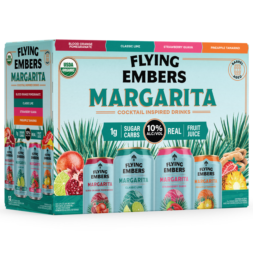 Margarita Variety Pack (12) – Canned Cocktails | Flying Embers