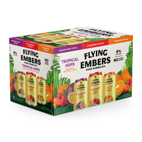 Organic Hard Kombucha Collections | Flying Embers
